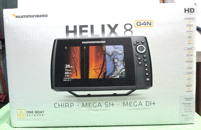 Humminbird Helix 8 CHIRP MEGA SI+ GPS G4N Fishfinder - 411350-1 for ...