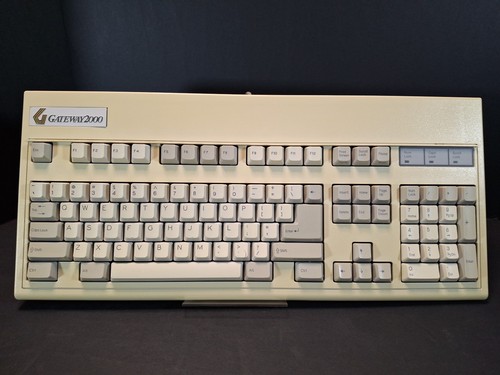 Vintage Gateway 2000 Maxi Switch Clicky Keyboard 2189XXX-XX-XXX 5 Pin ...