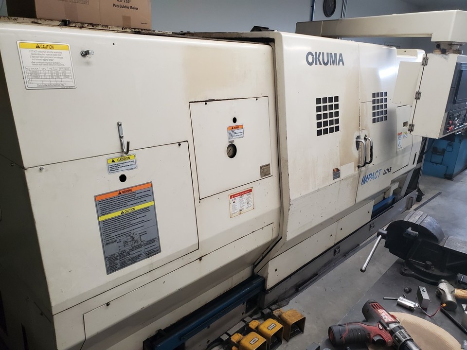2001 Okuma LU15 Impact Twin-Turret CNC Turning Center Lathe | eBay