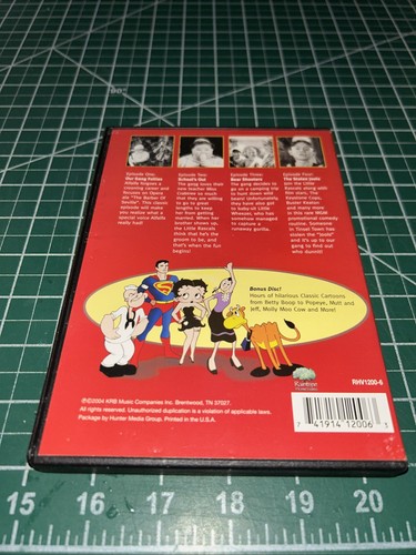 The Little Rascals DVD 2 Discs 4 Episodes Vintage Commercials Classic ...