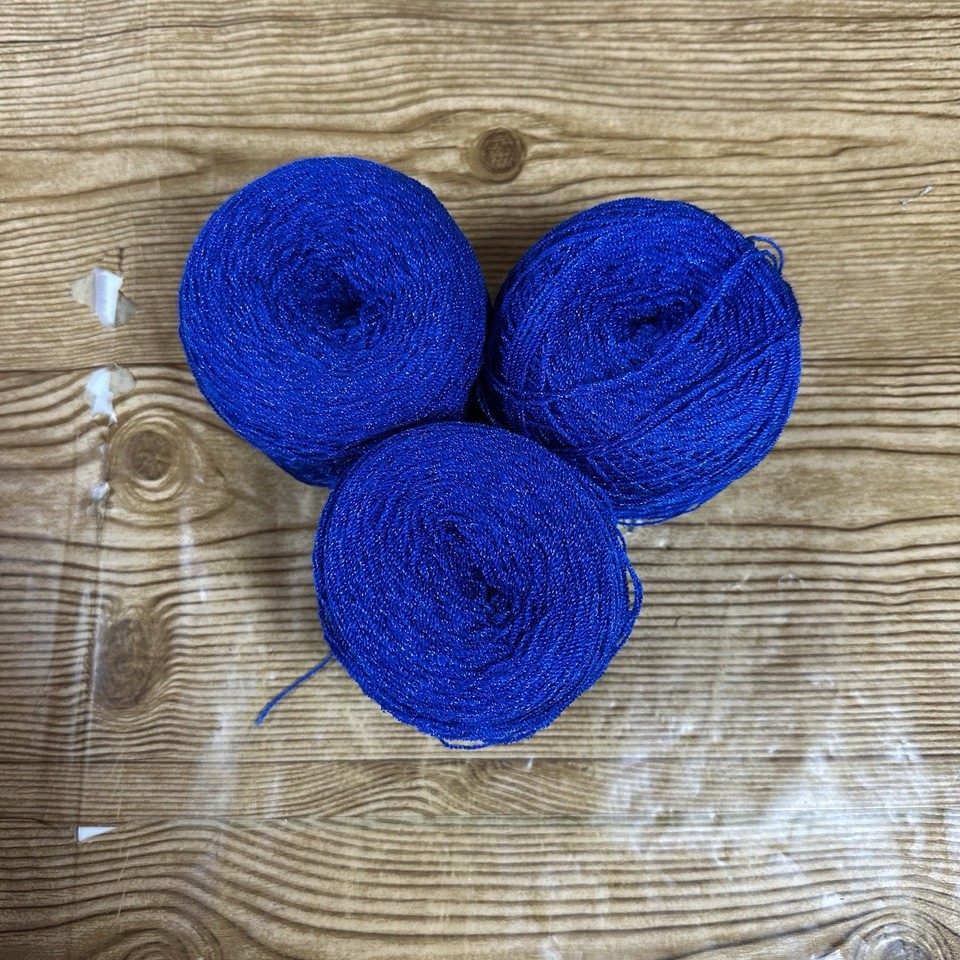 Crystal Yarn Lace Cobalt Blue 282 Grams Of Yarn | eBay