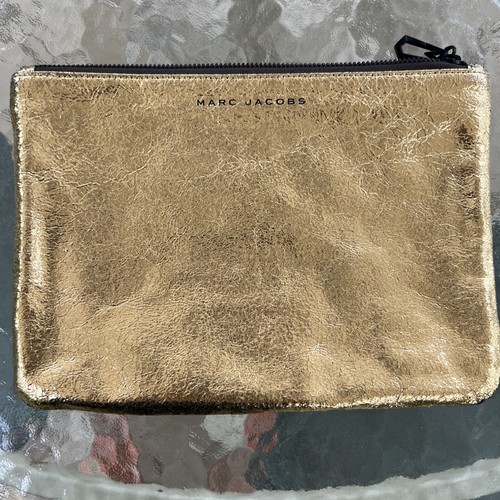 Marc Jacobs/Neimans/Target Collab DistressedGold Leather Clutch ...