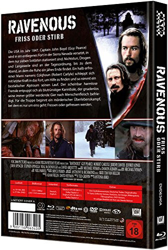 Ravenous - uncut (Blu-Ray+DVD) auf 500 limitiertes Mediabook Cover A ...