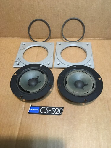 Used Pair OEM Pioneer CS-520/77-714A Mid Range Speakers Tested Working ...