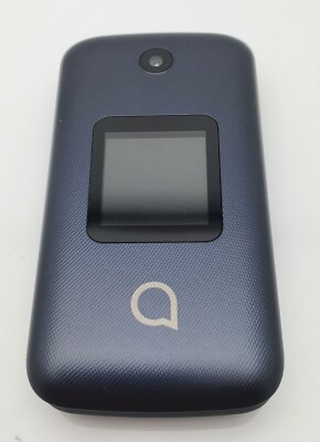 Alcatel GO FLIP 4 4056W BLUE (T-Mobile) 4G LTE Easy to Use Senior Flip ...