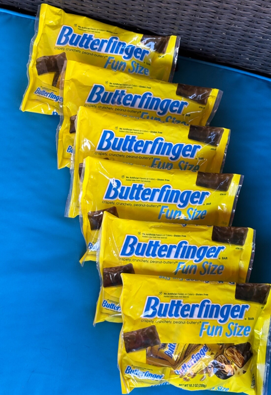 Six BAGS of butterfinger candy bars (10.2oz each bag) Brand NEW | eBay
