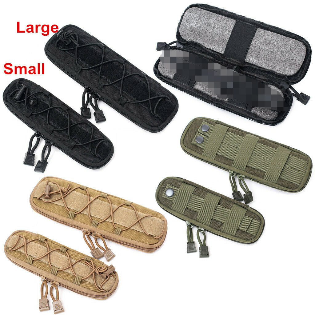 Outdoor Tactical Molle Knife Small Bag Flashlight Storage Holder Pouch ...