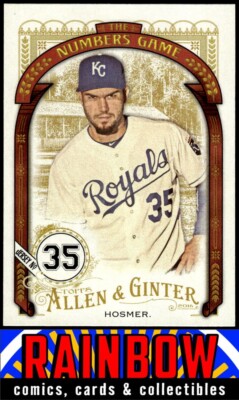 2016 Topps Allen & Ginter #NG-34 Eric Hosmer The Numbers Game | eBay