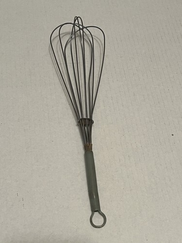 VINTAGE WIRE WHISK Plastic Covered Handle 12 Inches | eBay