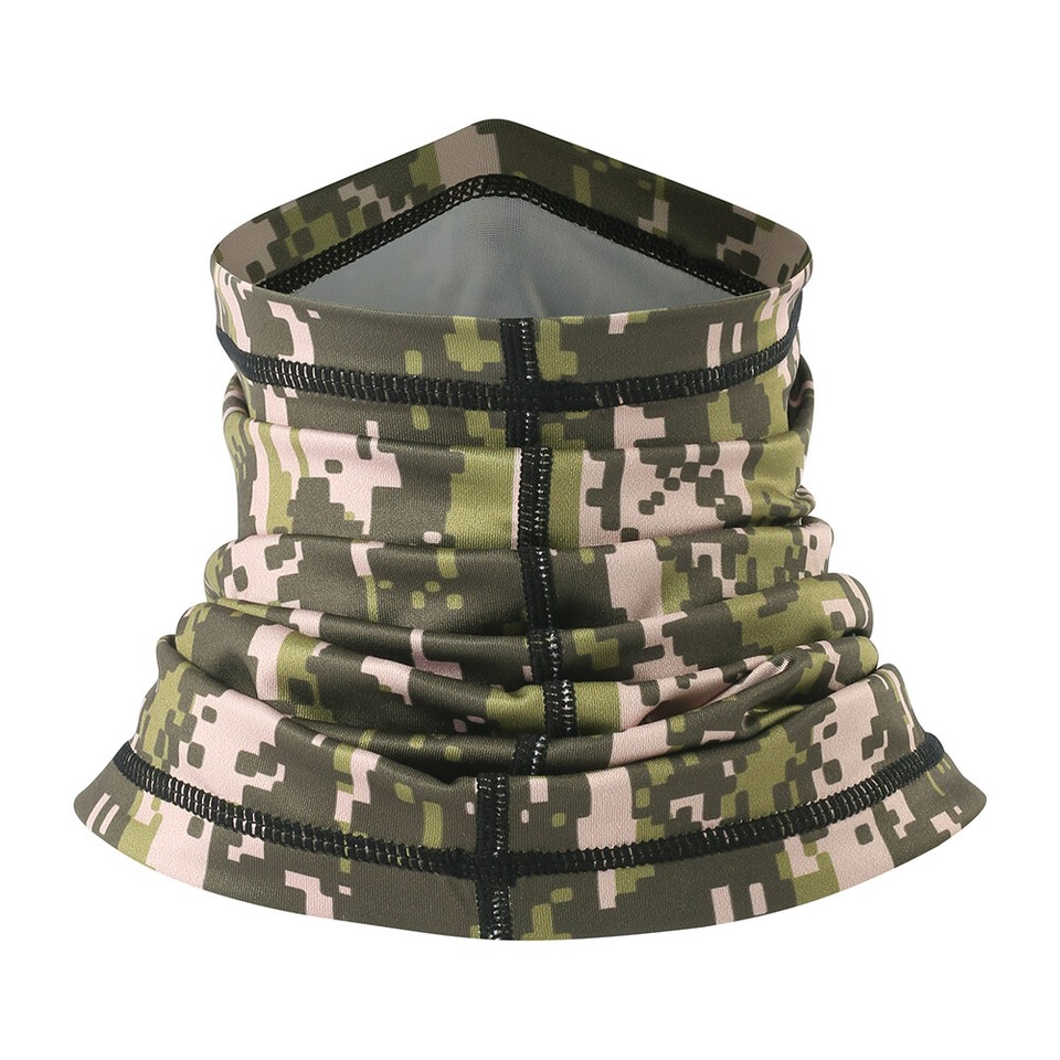 Camo Tactical Neck Gaiter Face Mask Scarf Breathable Bandana Cover ...