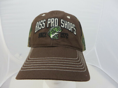 Bass Pro Shops baseball cap hat adjustable snapback camo store fishing ...