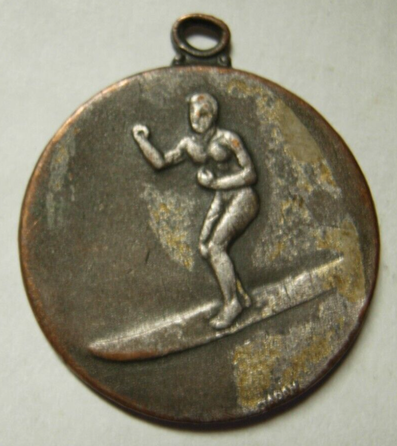 1960s Enameled Surfer / Iron Cross Surfing Medal | eBay