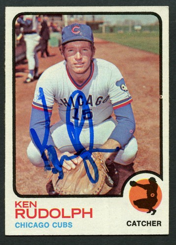 Ken Rudolph #414 signed autograph auto 1973 Topps Baseball Trading Card ...