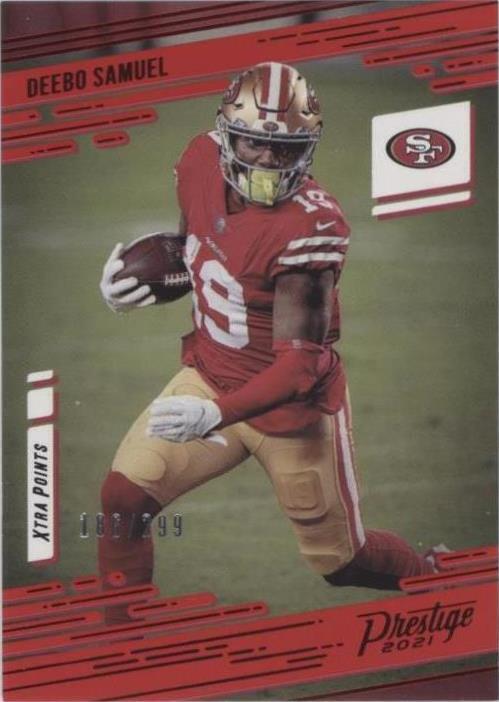 2021 Panini Prestige - Deebo Samuel #145 Xtra Points Red /299 for sale ...