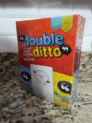 DOUBLE DITTO Family Party BOARD QUICK THINKING MATCHING GAME** NEW ...
