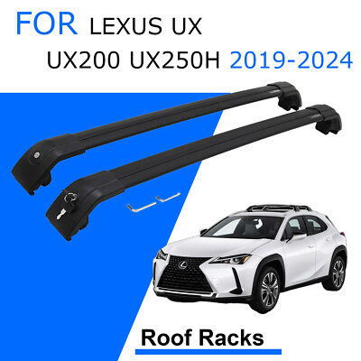 Aluminum Cross Bars For Lexus UX UX200 UX250h 2019-2024 Anti-theft Roof ...