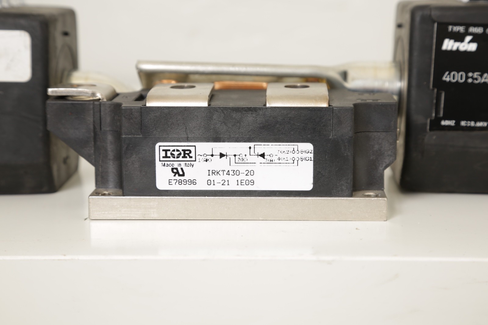 IOR ITALY IRKT430-20 E78996 INTERNATIONAL RECTIFIER POWER MODULE 01-21 ...