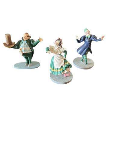 Vintage Wizard of Oz 1988 Franklin Mint 3 The Munchkin Woman and Man ...