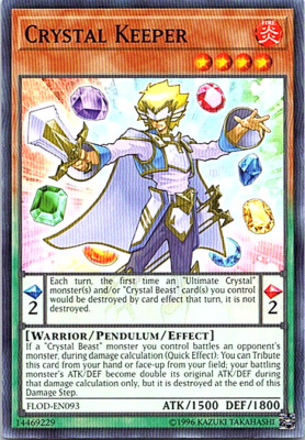 Crystal Keeper FLOD-EN093 Yu-Gi-Oh! Card Light Play Unlimited | eBay