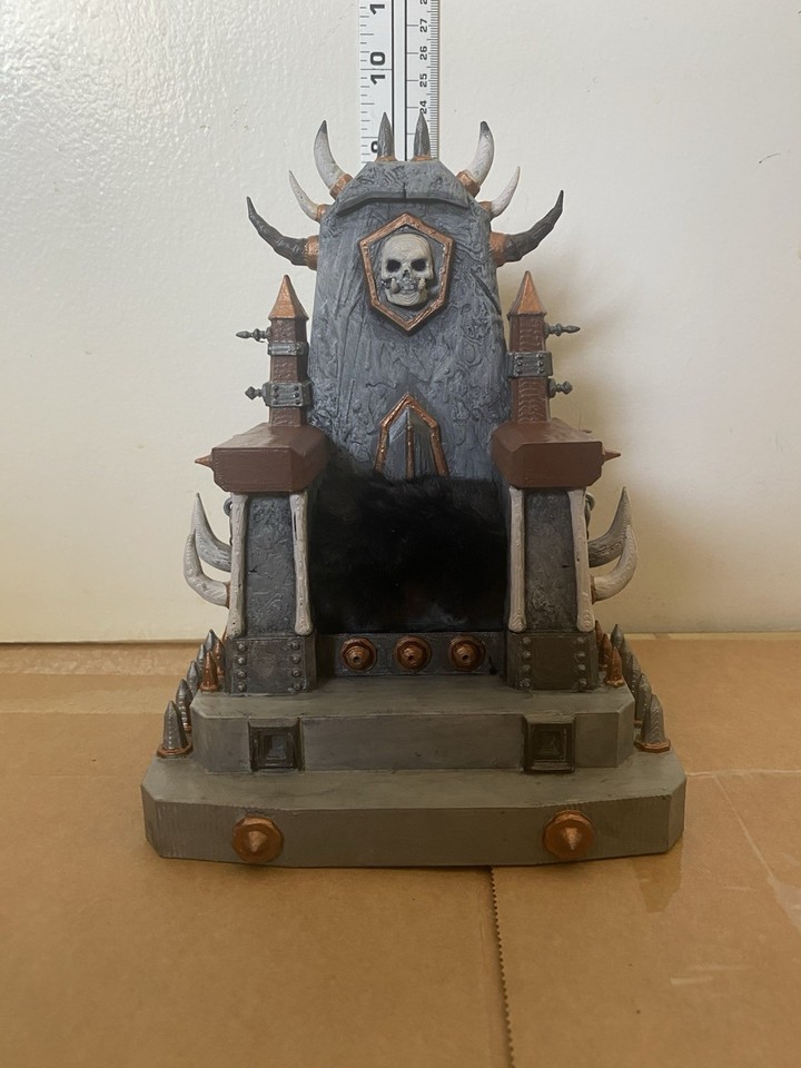 Custom Painted Orc Throne - for Mythic Legions or Savage Crucible with ...