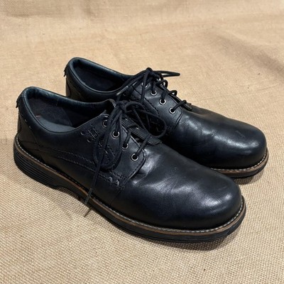 Merrell Realm Shoes Mens 11 Black Leather Casual Oxford Lace Up J42139 ...