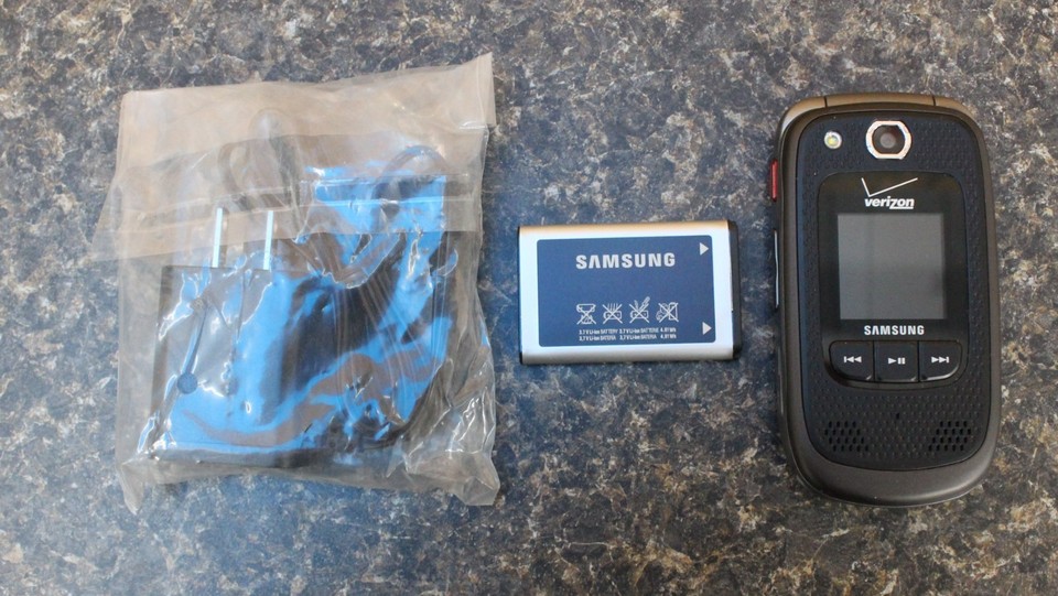 Samsung SCH-U660 Convoy 2 GRAY Verizon Wireless Flip Phone Rugged 3G ...