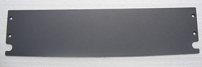 19" RACK MOUNT BLANK ALUMINUM FILLER PLATE 19" L X 4 1/2" H 1/8" THICK ...
