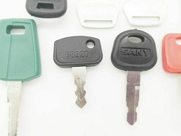 14 Heavy Equipment Key Set Construction Ignition Keys For CAT Volvo ...