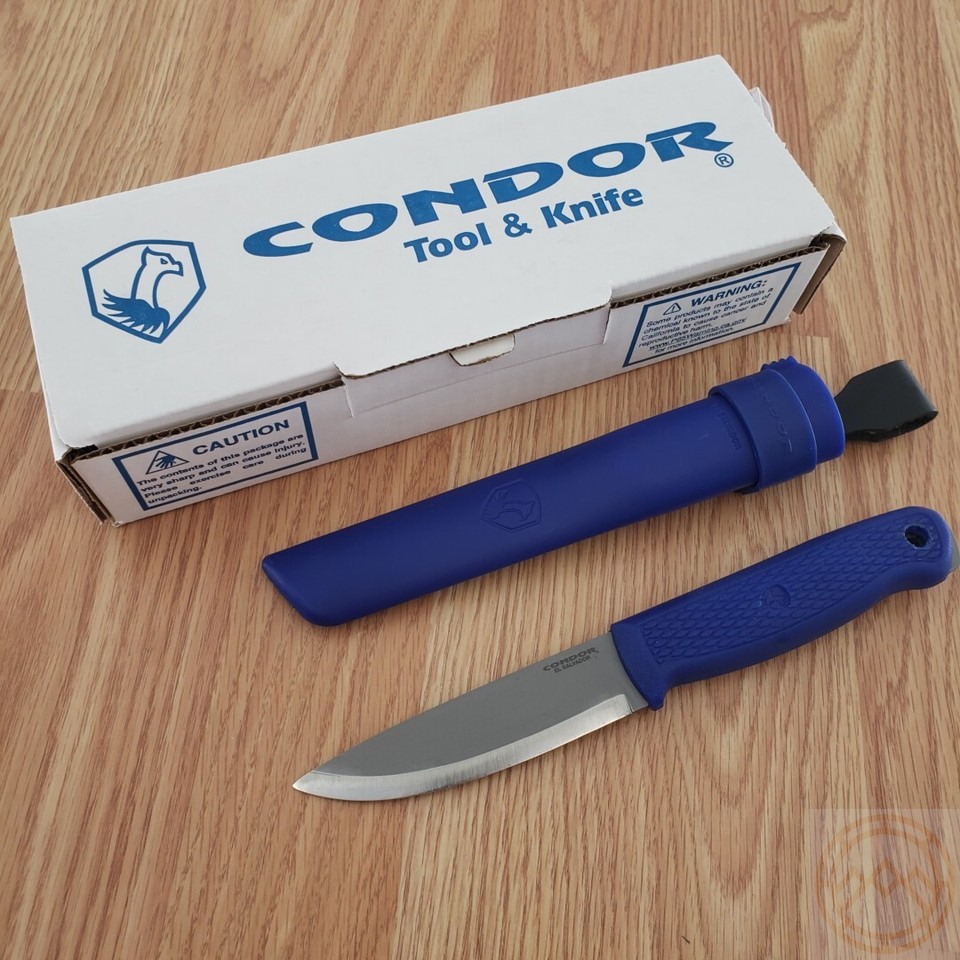 Condor Lipotes Fixed Knife 4.13" 4C28N Sandvik Steel Blade ...