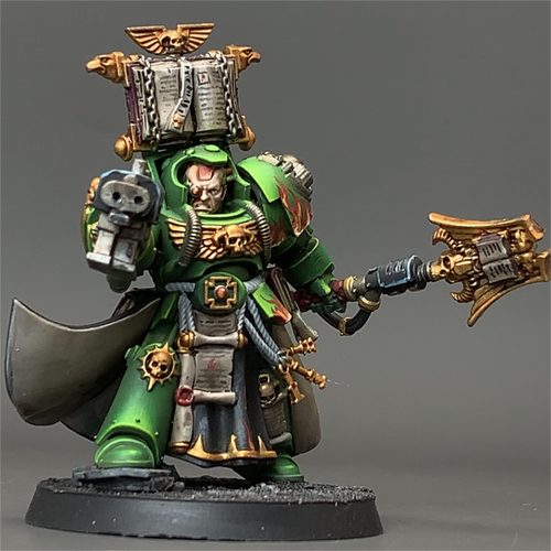 Librarian Space Marines Warhammer 40000 ARMY Miniatures Painted ...