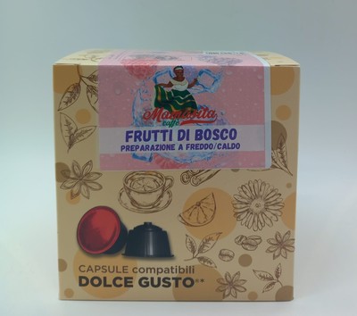 Mamasita Caffè FRUTTI DI BOSCO FREDDO/CALDO compatibile Dolce Gusto 16 ...