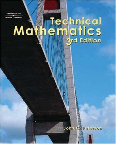 Technical Mathematics by John C. Peterson (2003, Hardcover) for sale ...