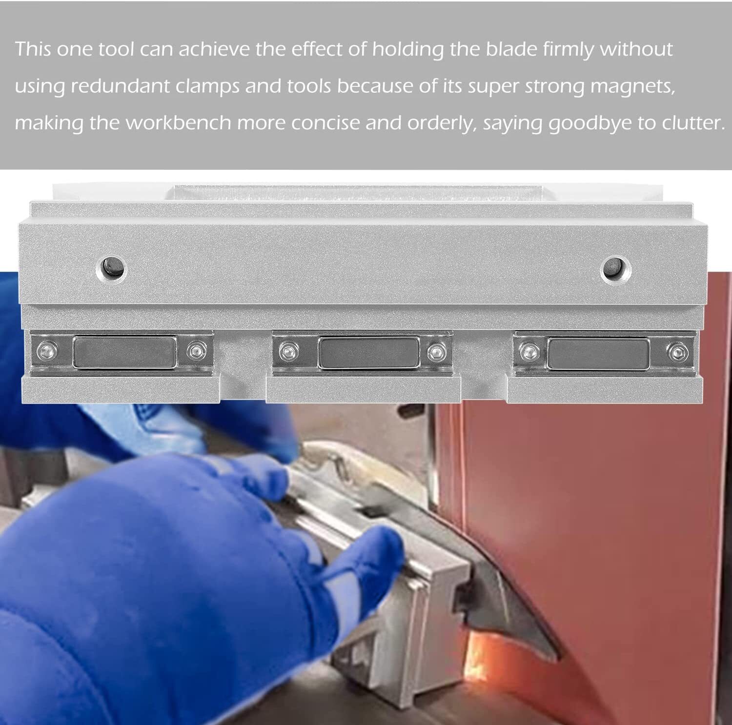 Magnetic Bevel Jig for Grinding and Sharpening Metal for Knife Making ...