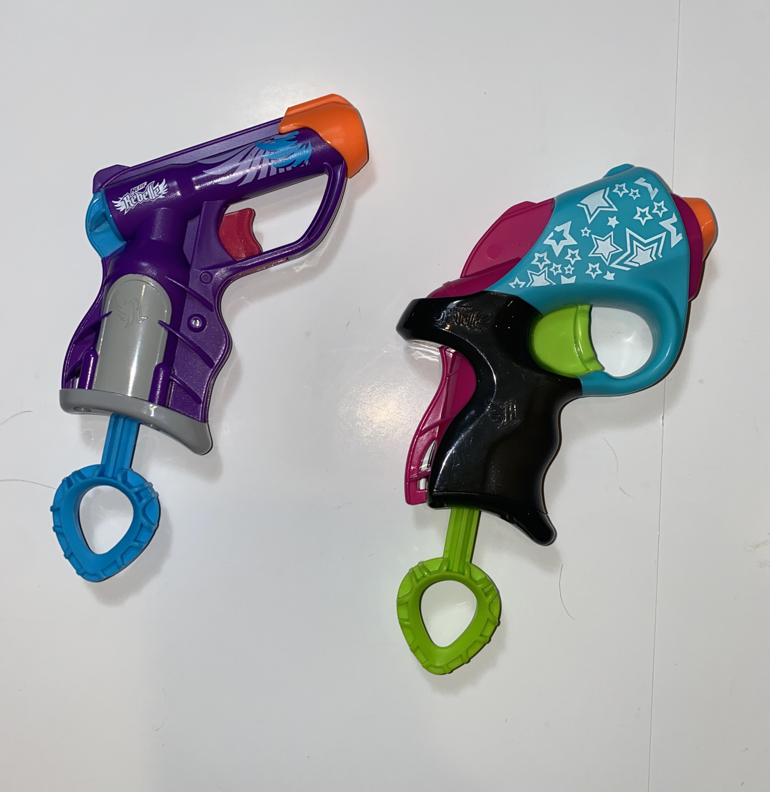 Lot of 2 Nerf Rebelle Single Shot Gun Tested | eBay