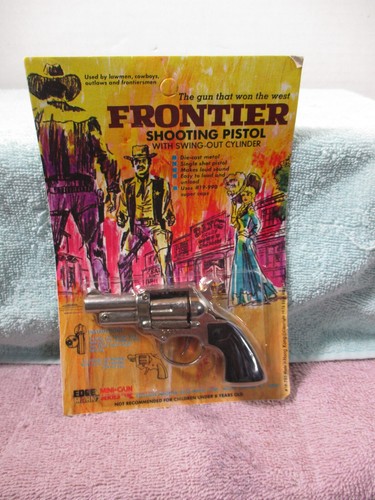 VINTAGE FRONTIER SHOOTING PISTOL EDGE MARK TOY MINI GUN SERIES USA | eBay