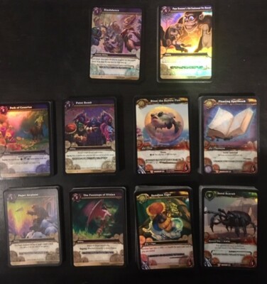 USED World of Warcraft TCG loot cards COMMON Loots 1/3s -- any 2 for $1 ...