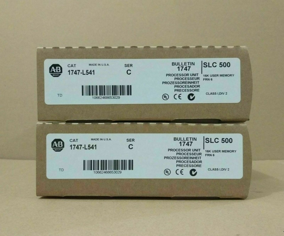 NEW SEALED AB 1747-L541 /C SLC 500 SLC 5/04 CPU PROCESSOR UNIT MODULE ...