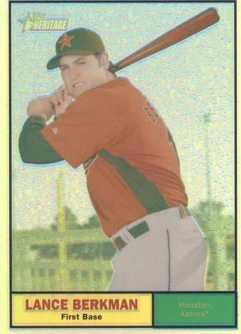 2010 Topps Heritage - Chrome Lance Berkman #C59 Refractor /561 for sale ...