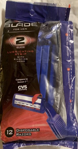 Disposable Razors 2-Blade with Pivoting Head (Compare Sensor 2) 5 Packs ...