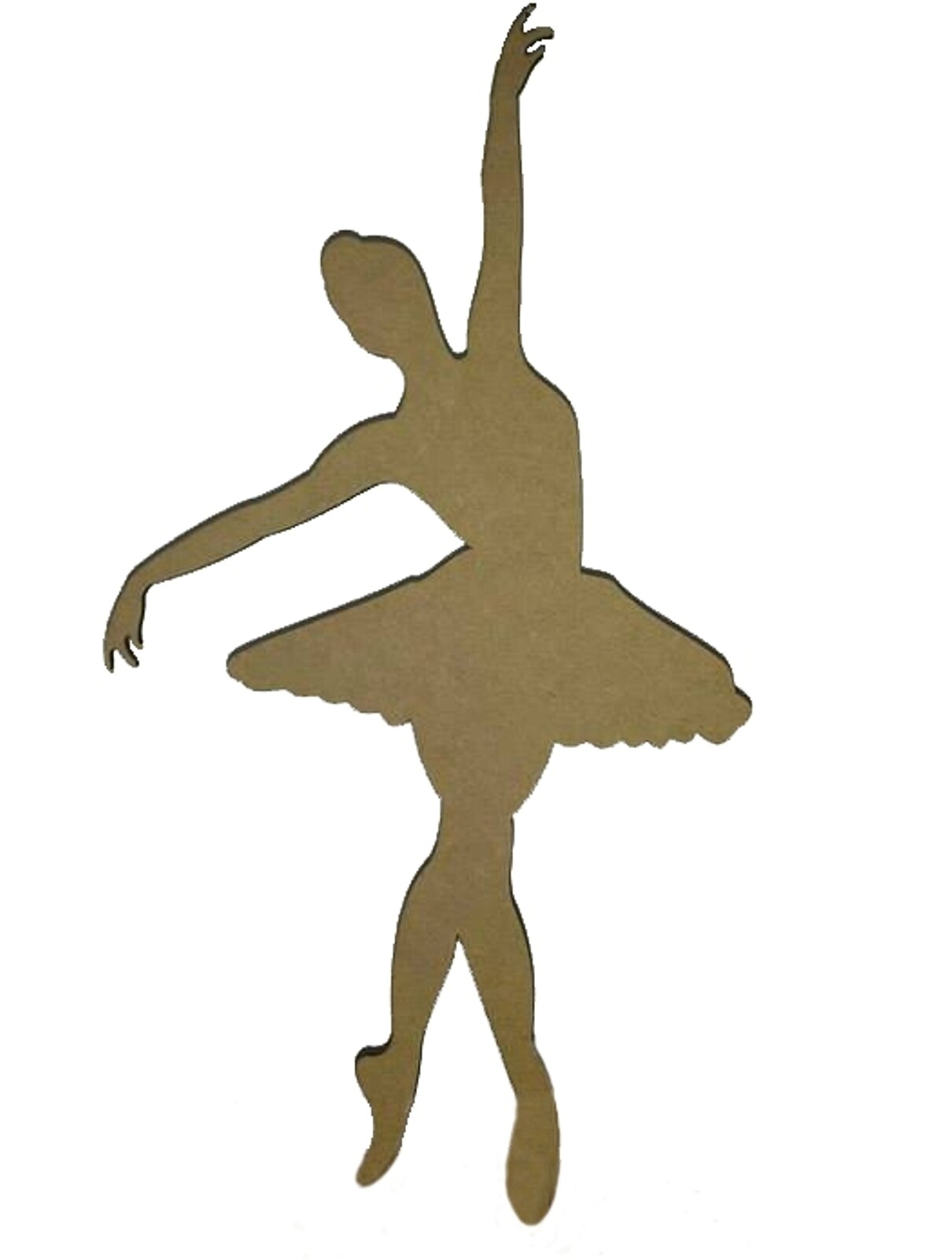 MDF BALLERINA LASER CUT WOODEN DANCING BALLERINA DANCER WOOD CUTOUT | eBay