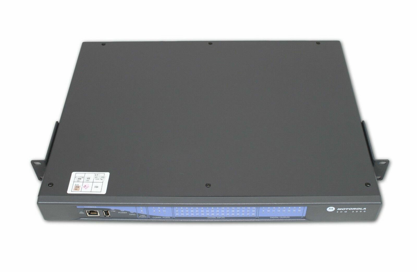 Motorola MOSCAD SDM 3000 RTU (Remote Terminal Unit) model number F4544A ...