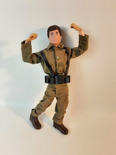 Vintage Gi Joe Hasbro Adventure Team Man of Action Brown Fuzz Hair Scar ...