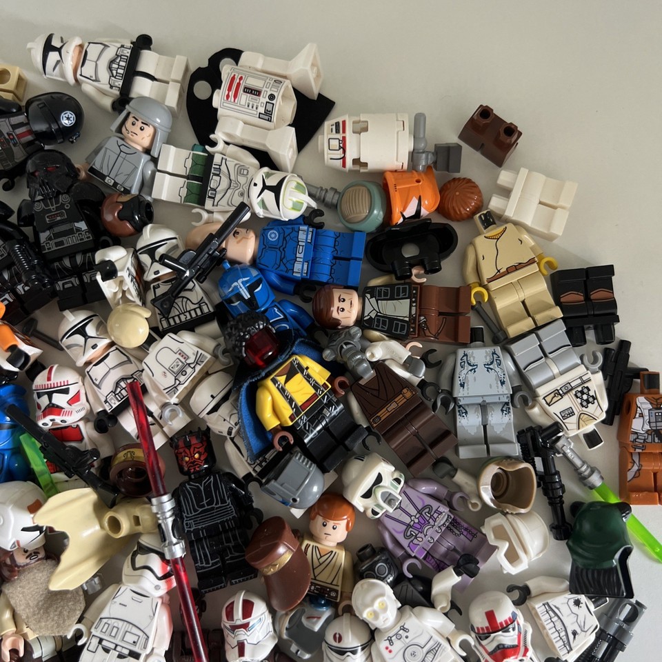 Large Lego Star Wars Minifigures Pieces Lot Authentic | eBay Australia