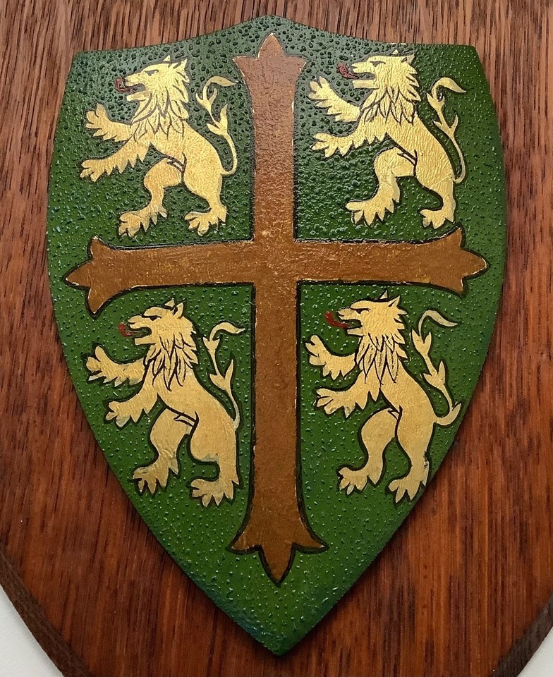 Durham School Wooden Oak Shield Wall Plaque | eBay UK