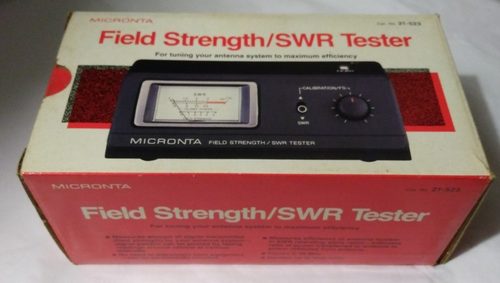 Radio Shack Micronta Field Strength SWR Tester 21-523 w/ Cable, Manual ...