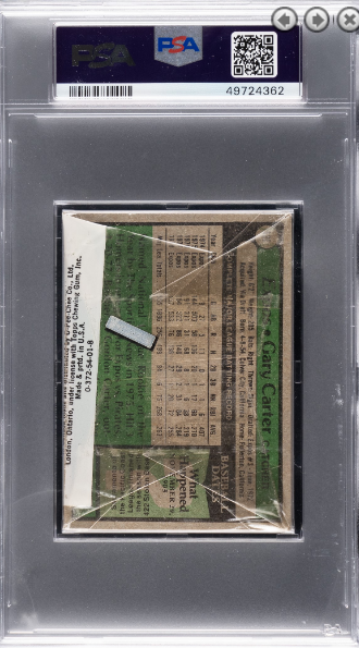 1979 Topps Baseball CELLO PACK! = 49724362 - PSA 9 - Gary Carter ON ...