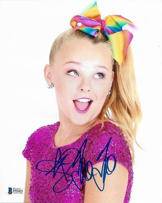 JOJO SIWA AUTOGRAPHED SIGNED DANCE MOMS NICKELODEON STAR BAS COA 8X10 ...