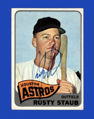 1965 Topps Set-Break #321 Rusty Staub AUTO *GMCARDS* | eBay