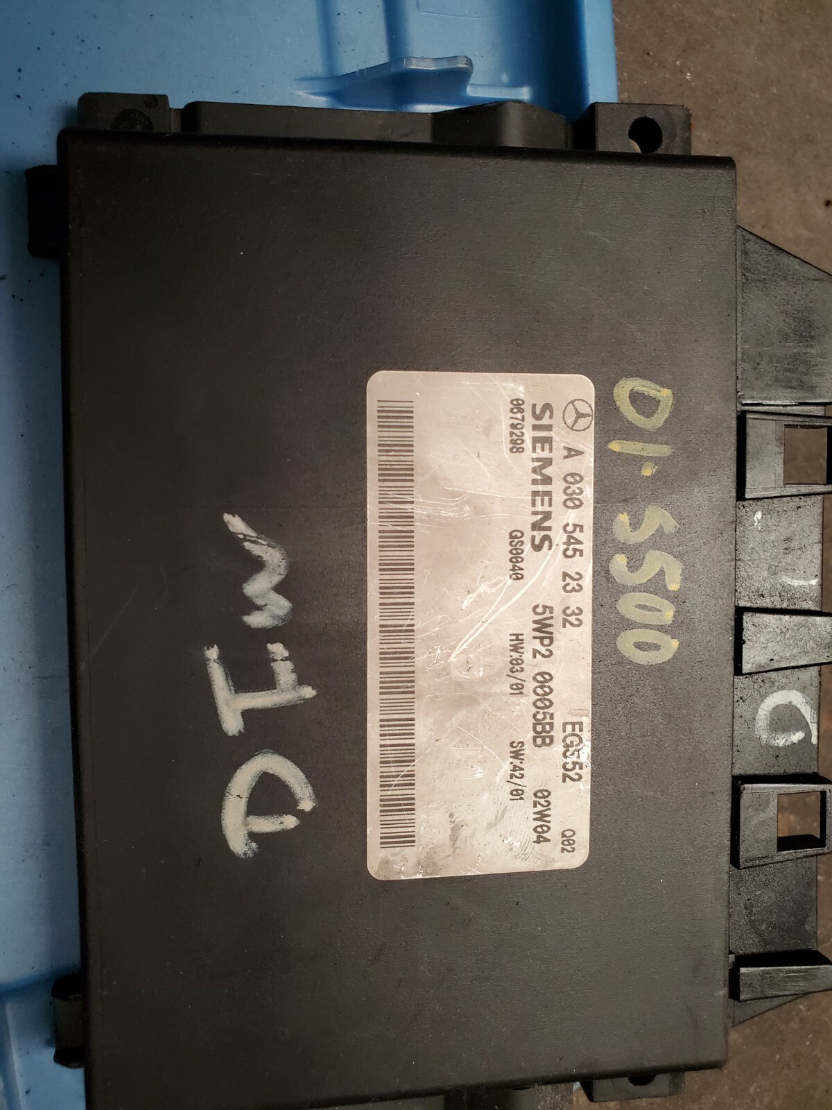 1999-2000-2001-2002 MERCEDES-BENZ W220 S500 TRANSMISSION MODULE ...