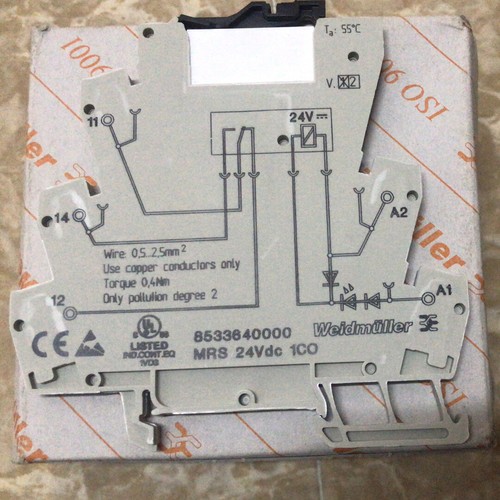 2Pcs Weidmuller RSS113024 with MRS 24Vdc 1CO 8533640000 Socket | eBay